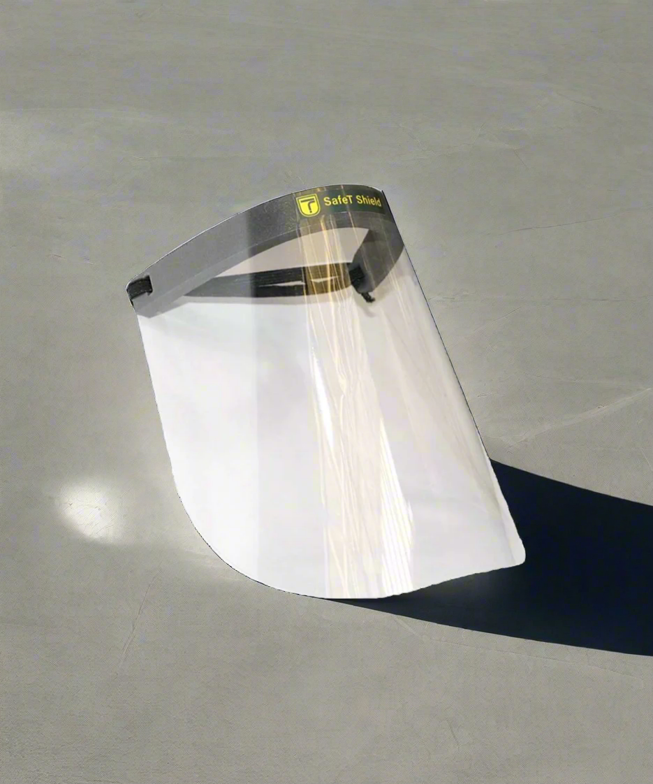 Lightweight Adjustable PETG Face Shield – Solid Safety and Stationers