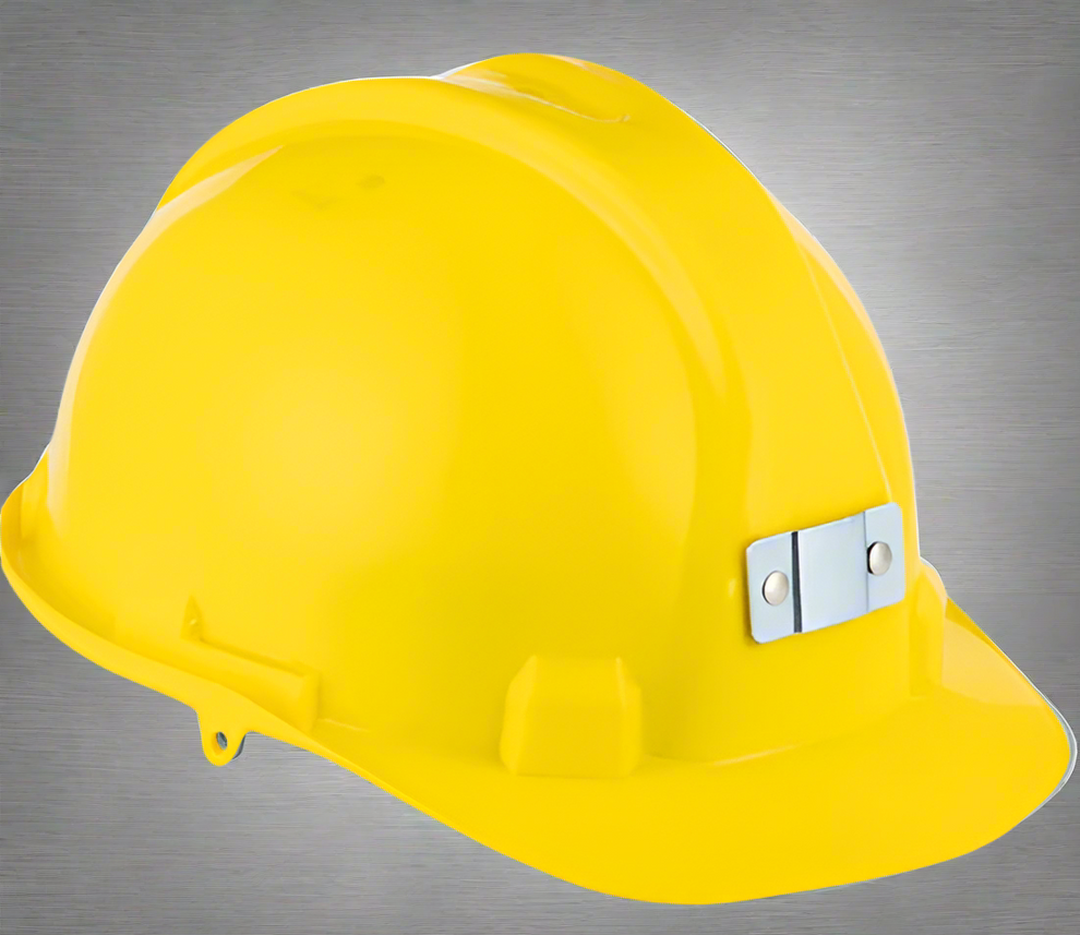 Metal Clamp Hard Hat – Solid Safety and Stationers