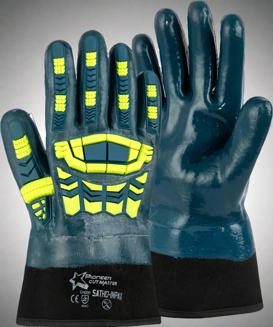 Cutmaster Satho Inpax – TPR Impact & Cut Protection Glove – Solid ...