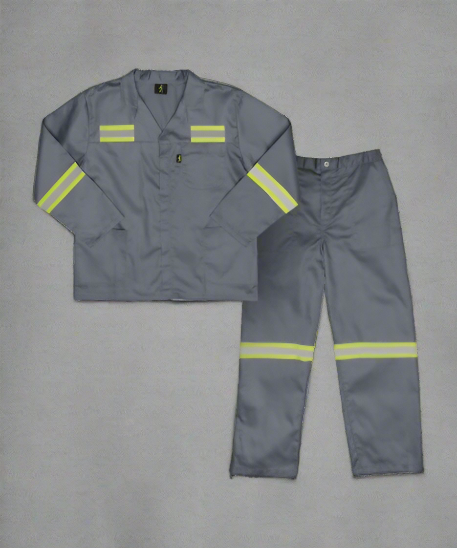 Paramount Polycotton Reflective Body Taped Workwear Conti Suit – Solid ...