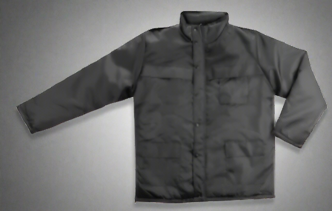 Black Oxford Security Jacket – Solid Safety and Stationers