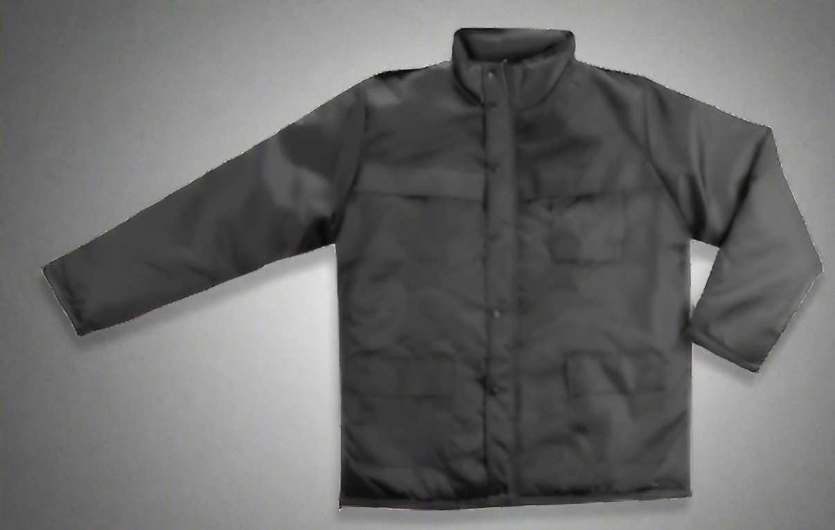 Black Oxford Security Jacket – Solid Safety and Stationers