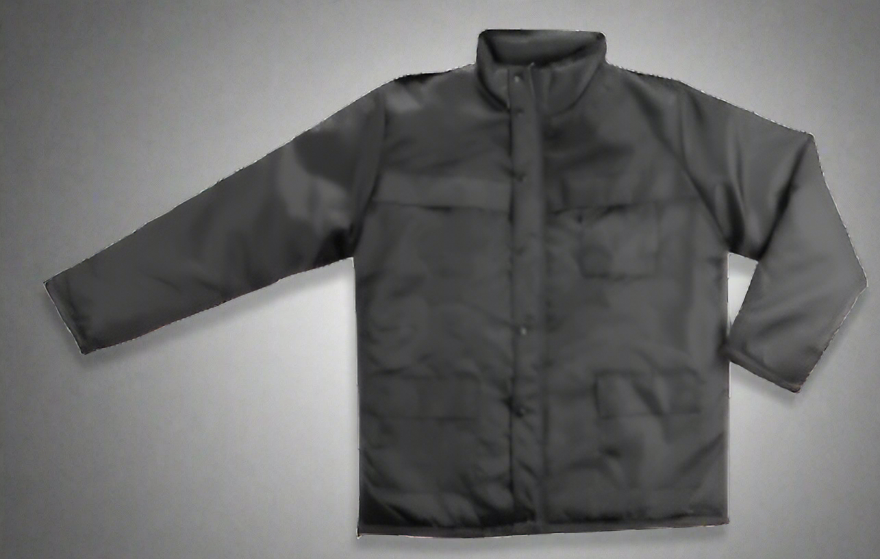 Black Oxford Security Jacket – Solid Safety and Stationers