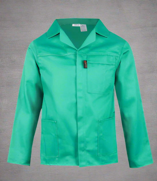 Flame-Resistant Green Conti Suit – Cotton Workwear – Solid Safety and ...