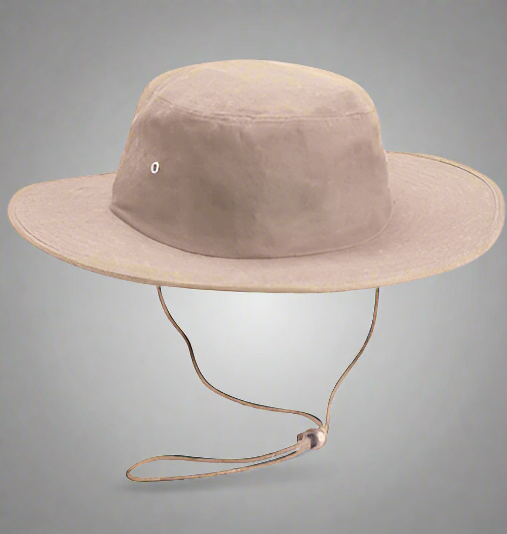 Wide Brim Sun Hat – Polycotton Cricket Style – Solid Safety and Stationers