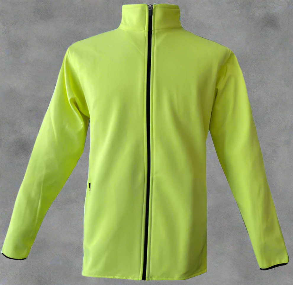 Unisex Softshell Jacket with Fleece Lining – Solid Safety and Stationers